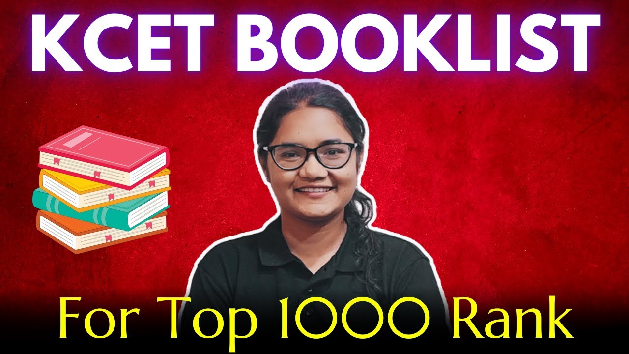 KCET 2025 Booklist for PCMB | Best Books for KCET Preparation - YouTube