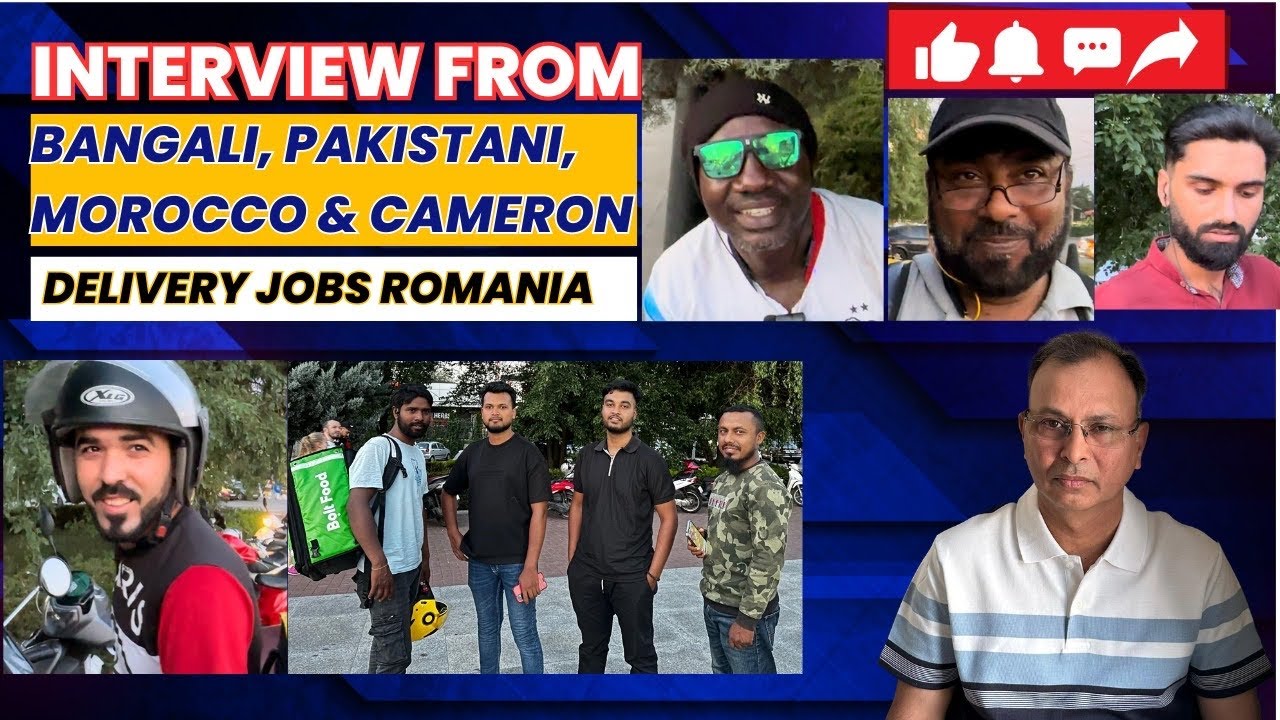 Interview From Many Countries People Working In Romania/Asian ,African ...