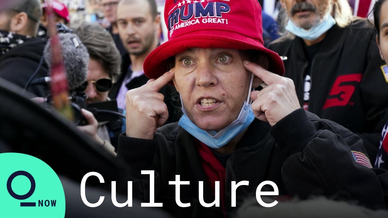 MAGA Supporters and Counter Protesters Meet Face-to-Face - YouTube