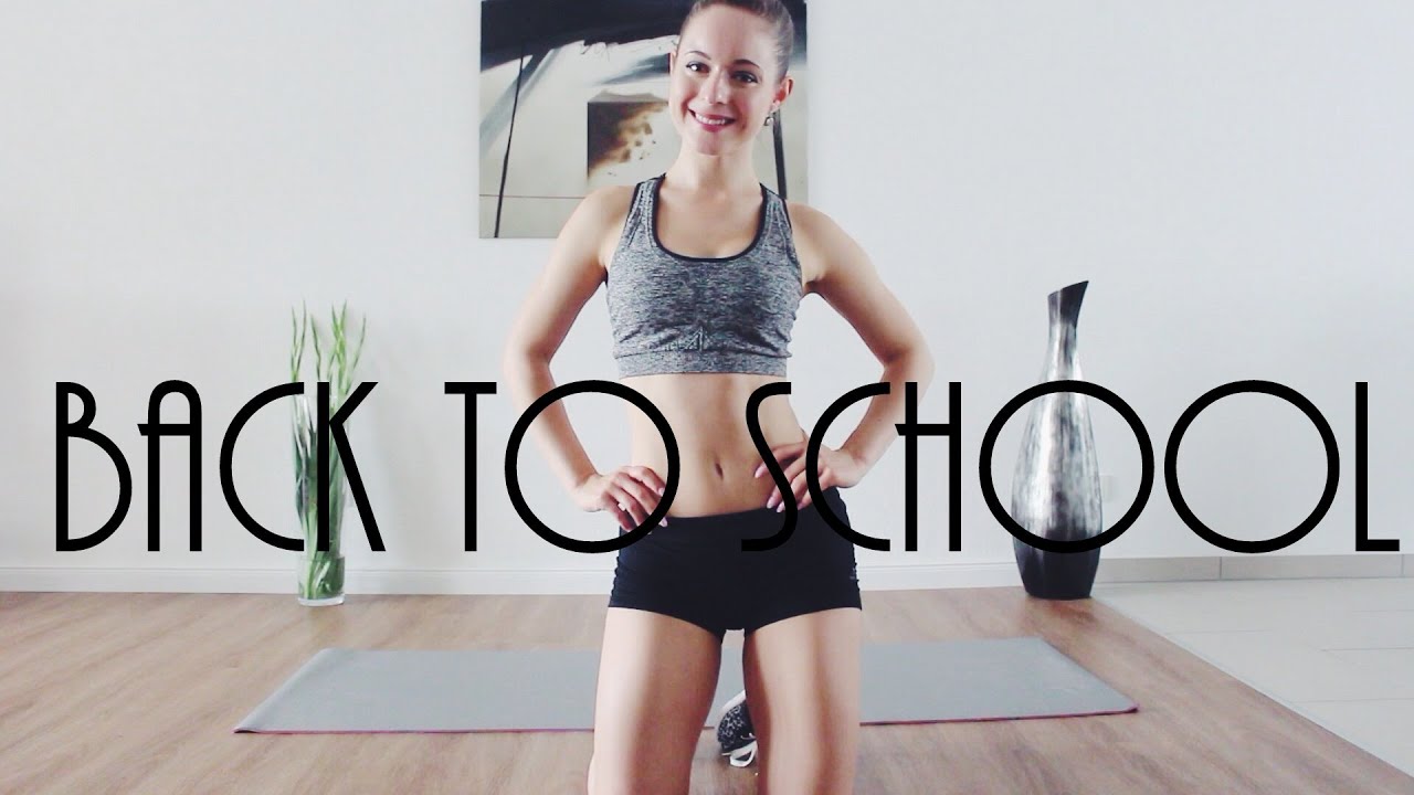 Back To School Workout / 10 Minutes - YouTube