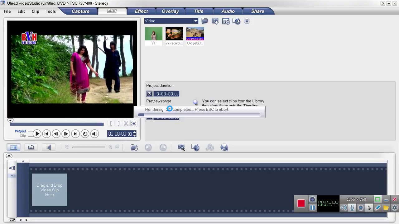 How to save your Edit Video file in Ulead video Studio | Technical ...