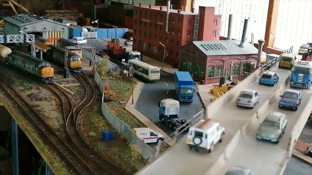 Running trains on the model railway - YouTube