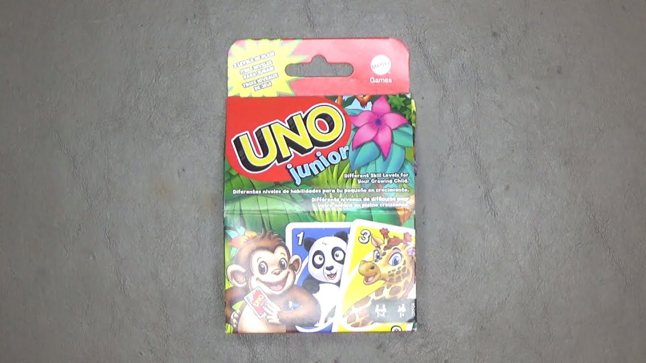 UNO Junior Card Game Opening - YouTube