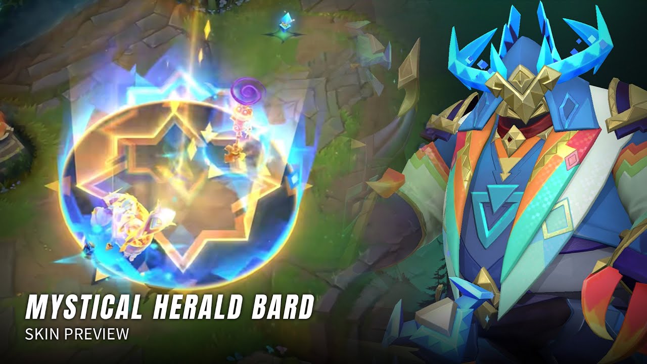 Mystical Herald Bard Skin Preview – League Of Legends Wild Rift - YouTube