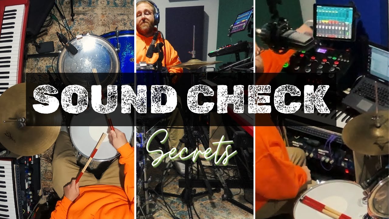 What Matters Most for Sound Check? Drum Set With Boss 505 Looper - YouTube