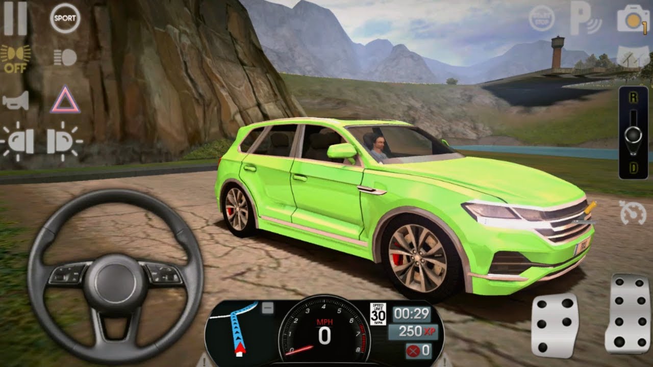 قيادة سيارة فولكس فاجن ذات الدفع الرباعي على طريق البلد Driving School ...