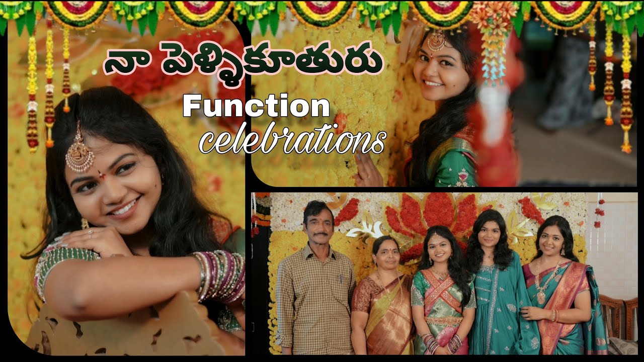 Na pellikuturu function celebrations | South Indian pellikuturu event ...