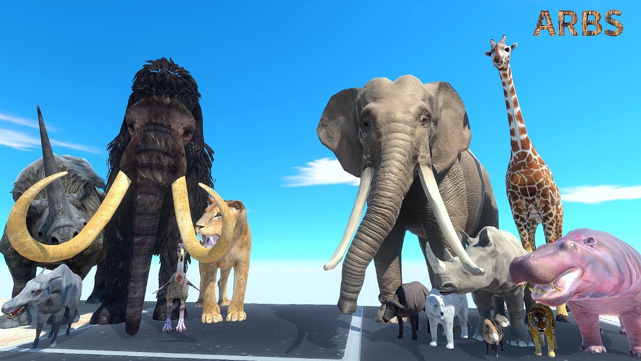 Prehistoric vs Modern Mammals | Battlefield Conquest - Animal Revolt ...