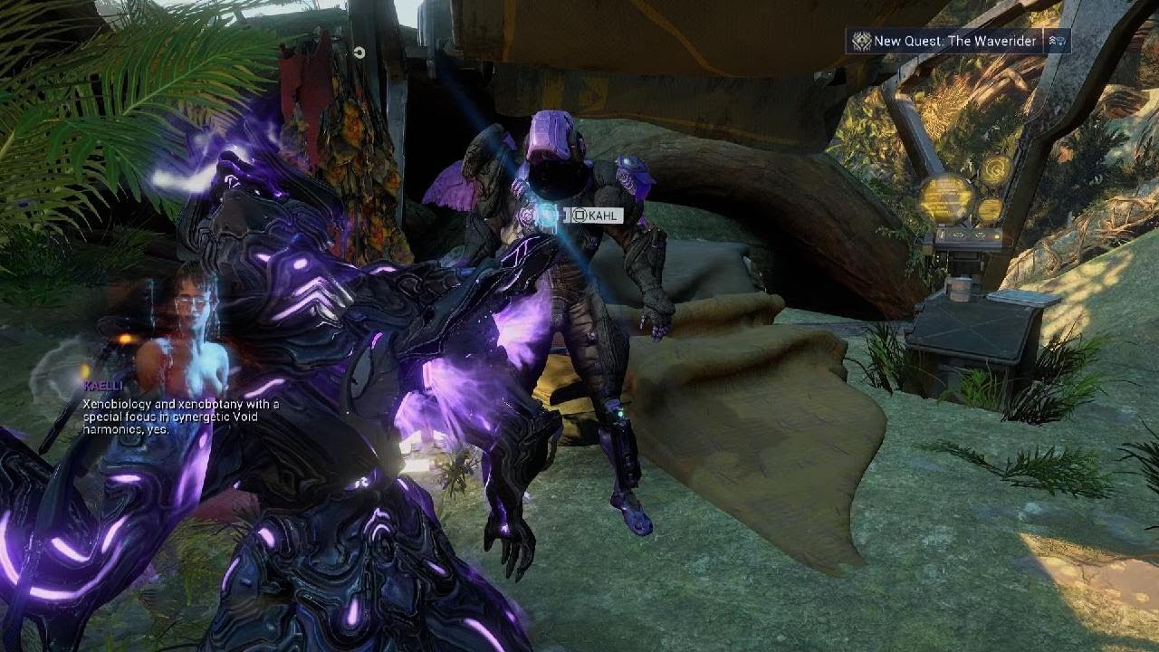 Warframe Comunications Kahl-175 and Blue Girl[Blue Queen] (rank 5 ...