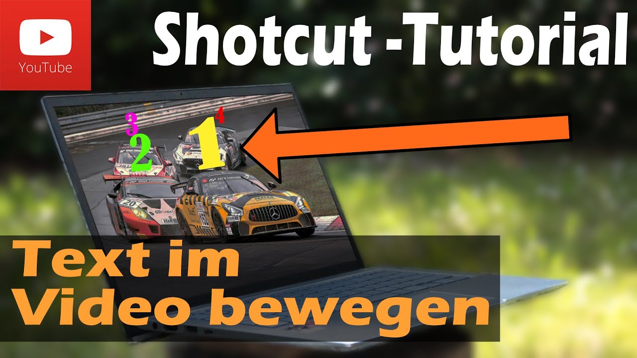 Shotcut | Text an Objekte hängen und im Video bewegen lassen Tutorial - YouTube