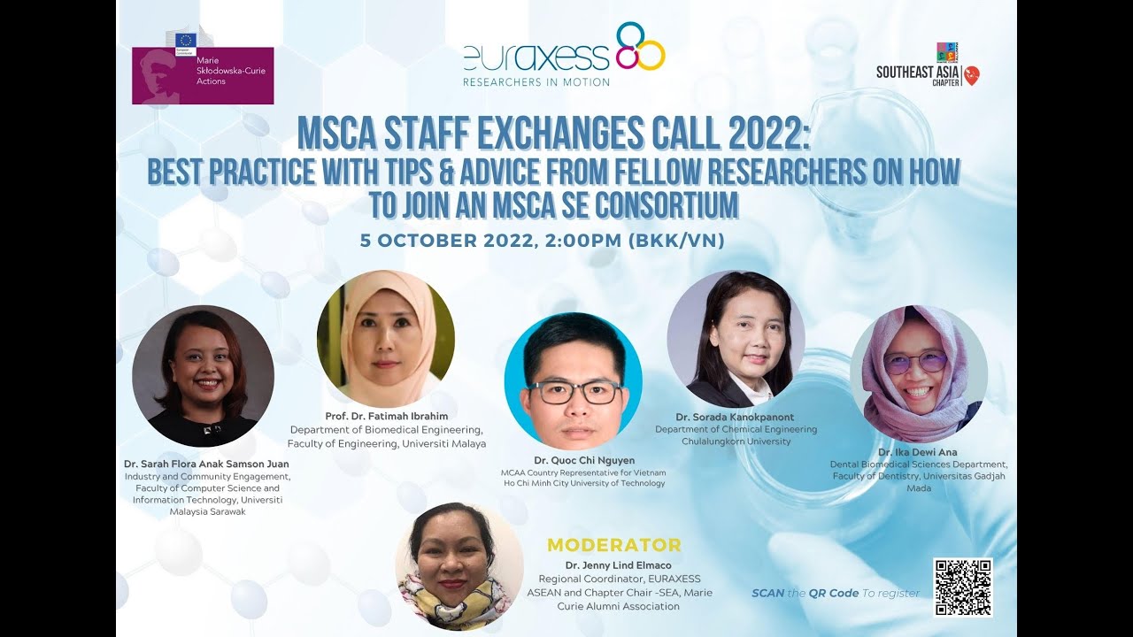 MSCA Staff Exchanges Call 2022: Best Practice with Tips from Fellow Researchers - YouTube