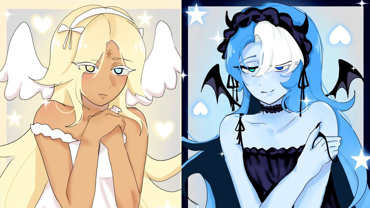 Angel and Demon 💔┃Pure Vanilla x Shadow Milk (ShadowVanilla)┃Cookie Run Kingdom Comic Dub - YouTube