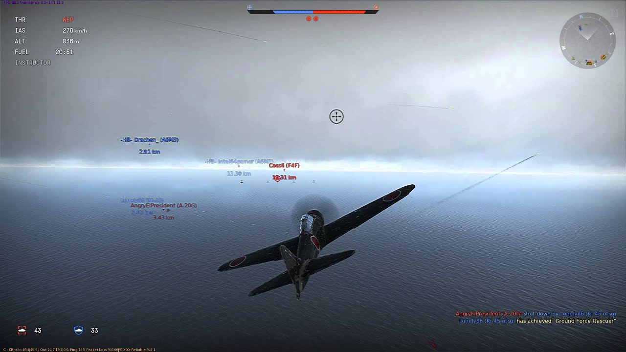 A6M3 Mod 22: Maiden Flight - YouTube