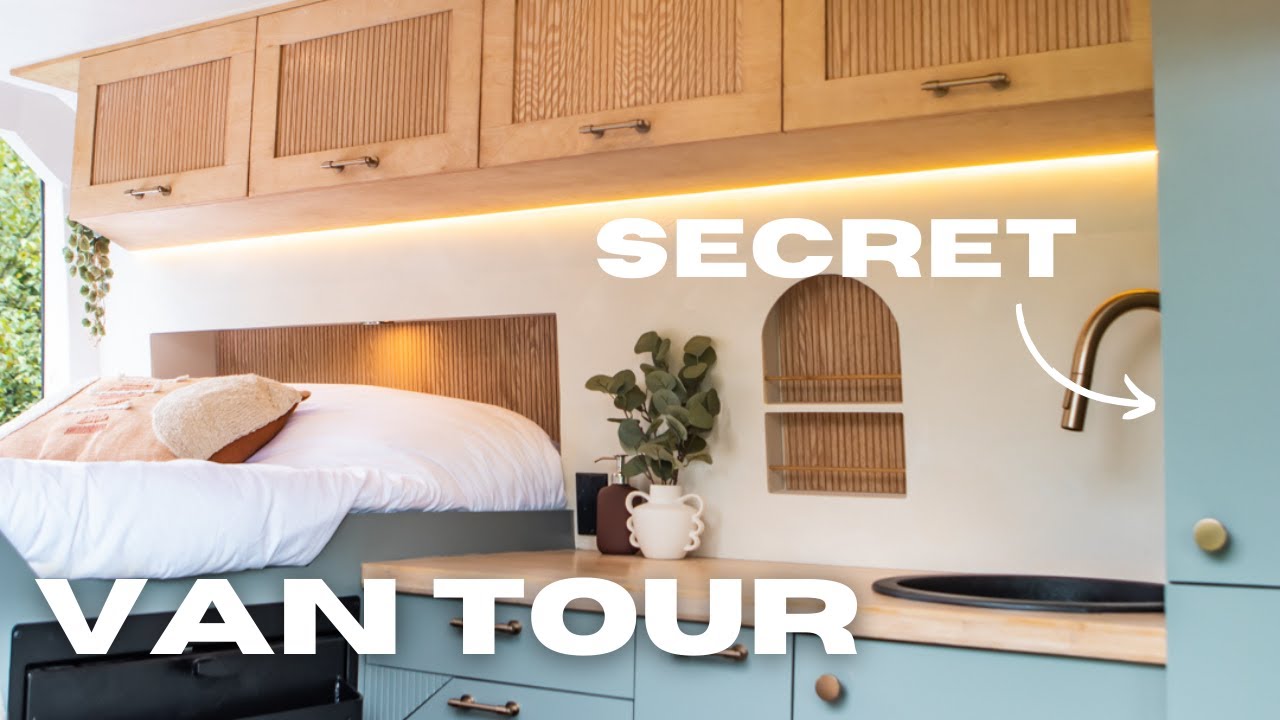 One Of A Kind Van Tour | Ultra-Functional Luxury Campervan - YouTube