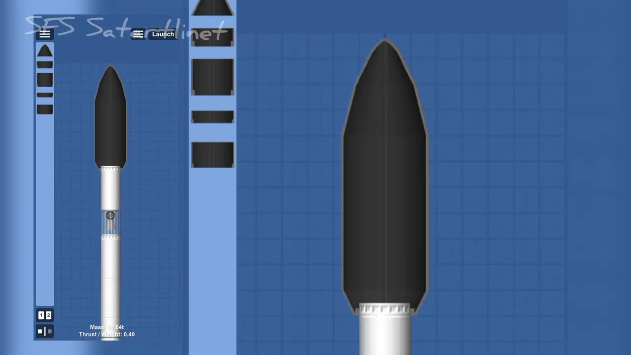 How to Build Falcon 9 in Spaceflight Simulator No DLC - YouTube