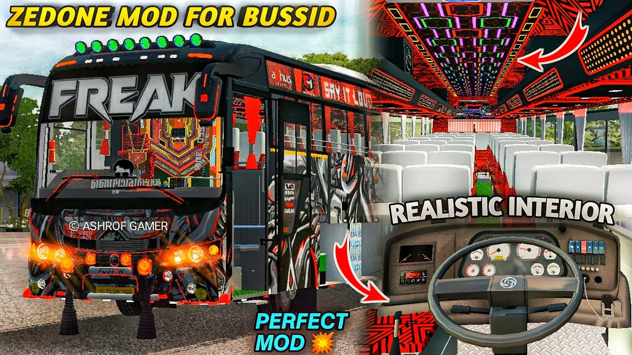Download Freak Zedone Tourist Bus Mod For Bussid💥New Bus Mod For Bussid ...