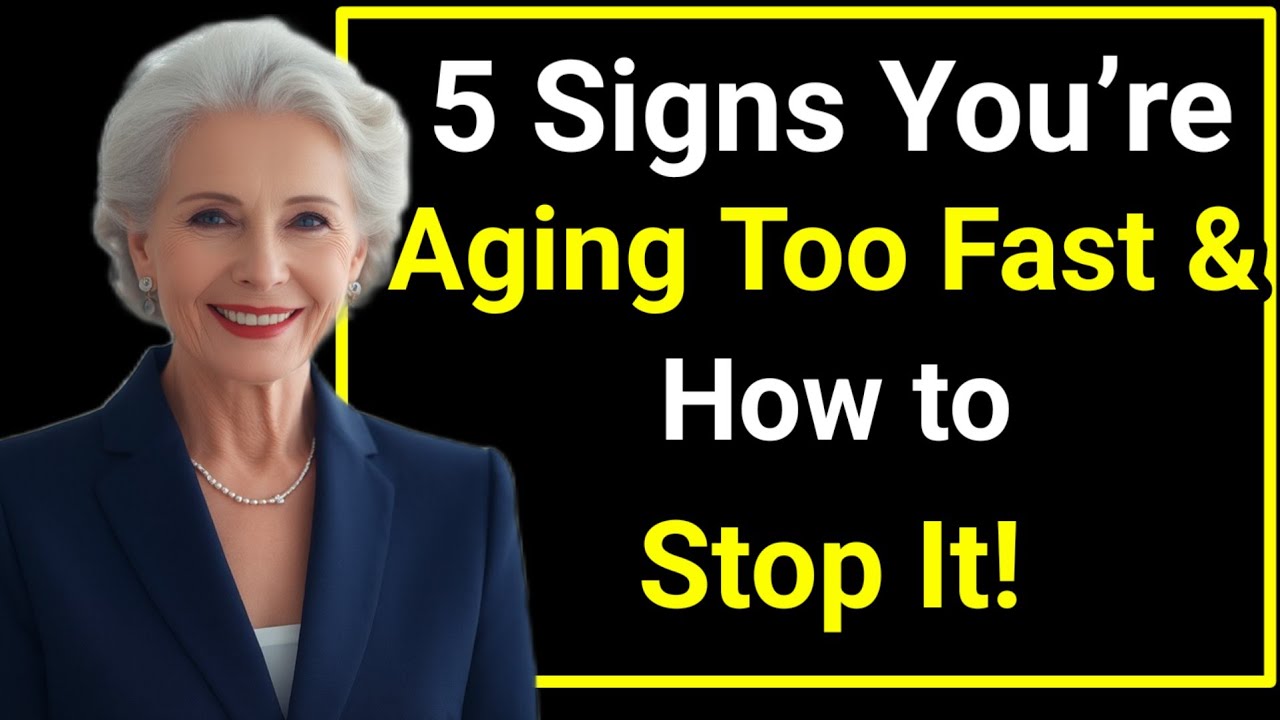 5 Signs That You Are Aging Too Quickly and How to Stop It - YouTube