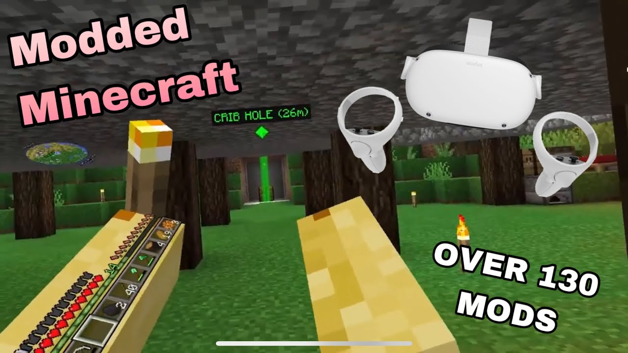 Virtual Reality Minecraft: Over 130 Mods - YouTube
