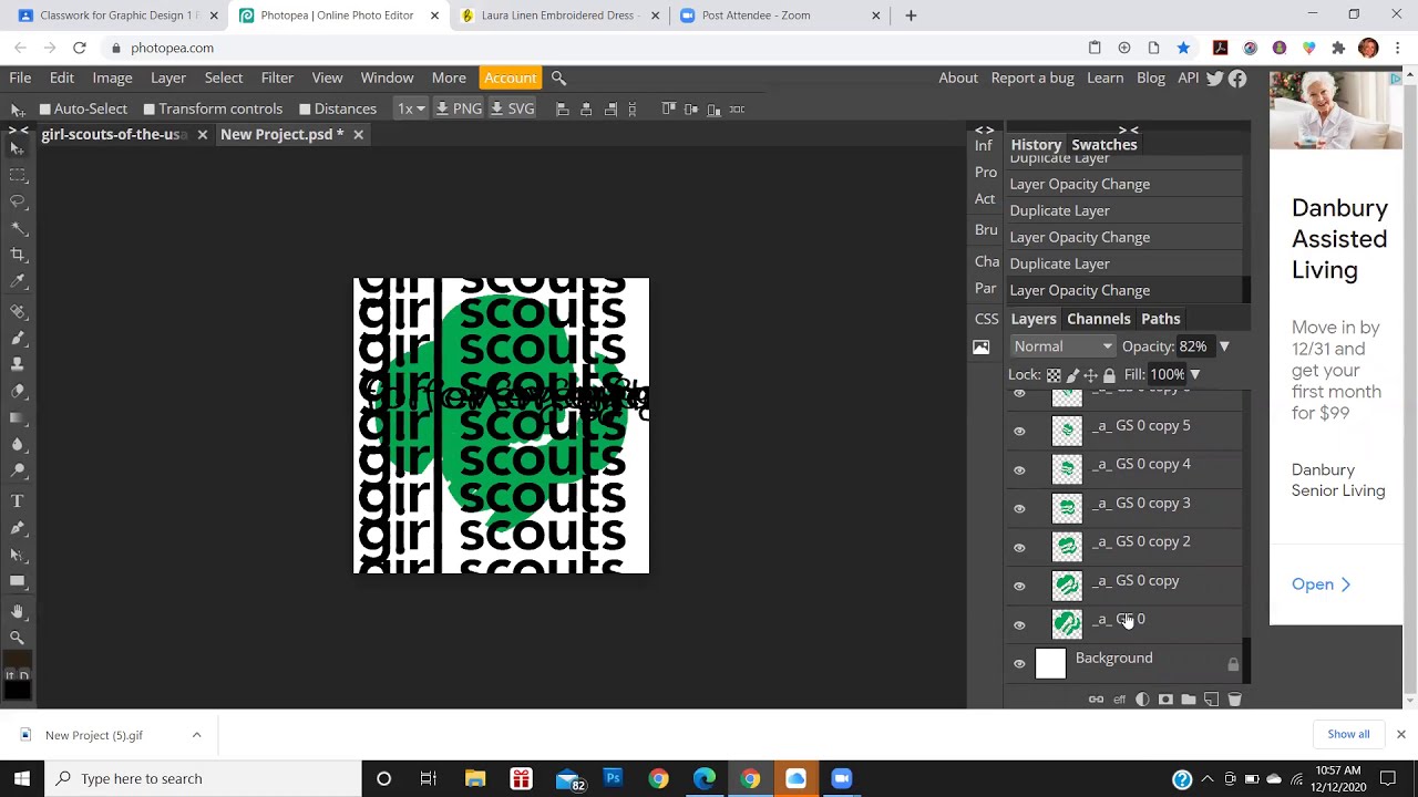 Making a Logo Animation using Photopea - YouTube