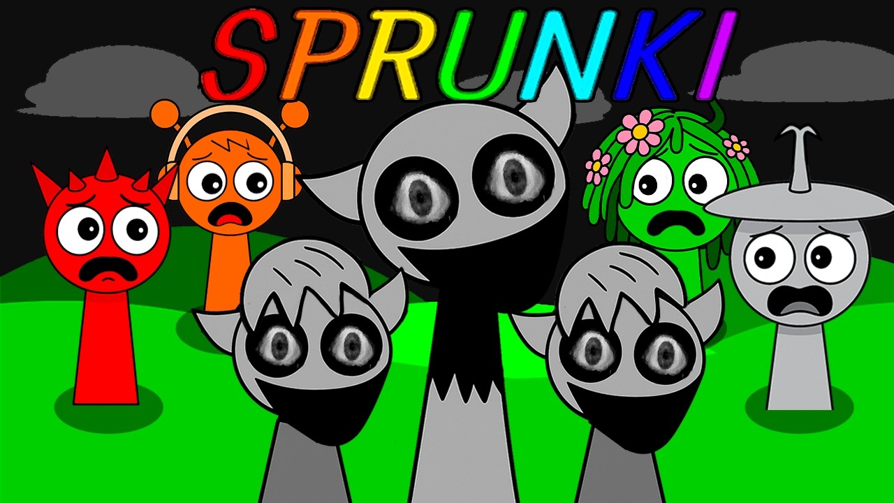 GRAY MULTIPLIED AND ATTACKED ALL THE SPRUNKIS! - YouTube