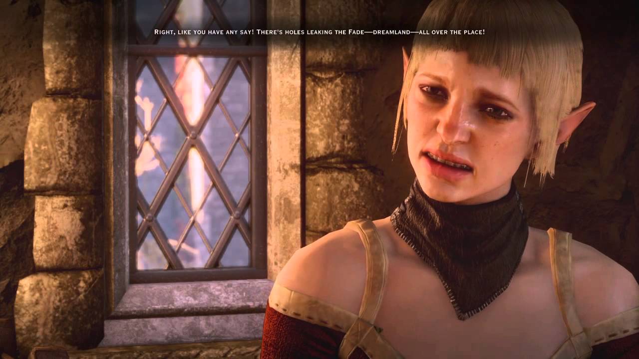 Dragon Age: Inquisition FemQuisitor (Elf) loves Sera! - YouTube