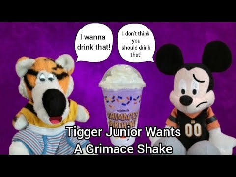 Tigger Junior Wants A Grimace Shake - YouTube