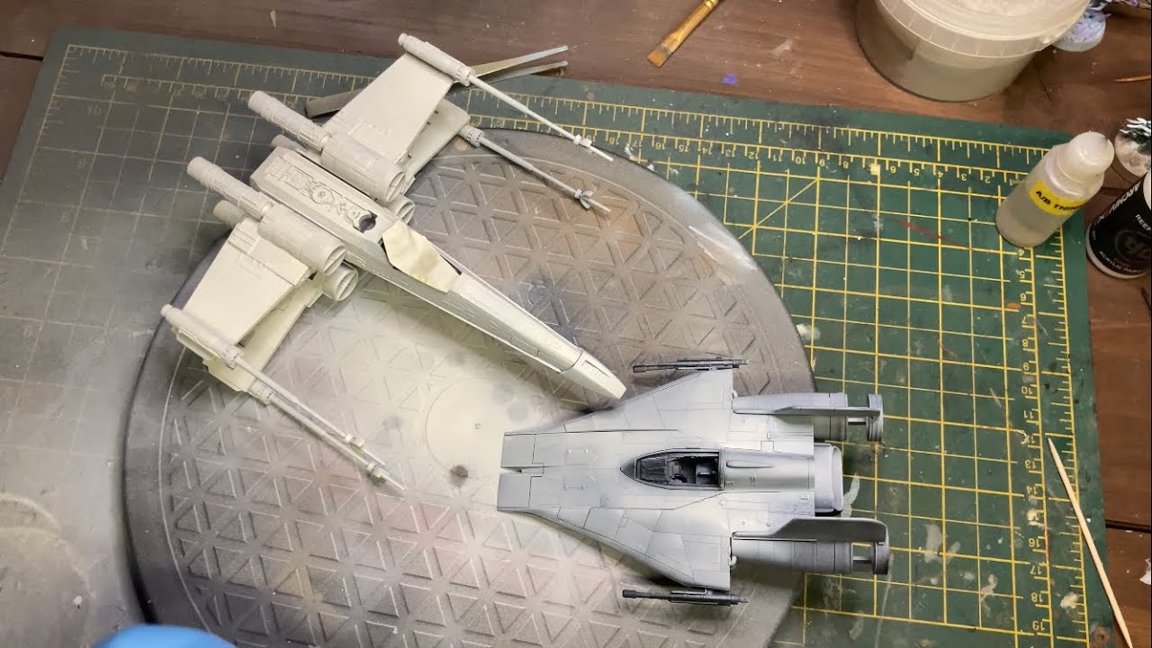 1/72 Bandai X-Wing pt.1 - All About That Base - YouTube