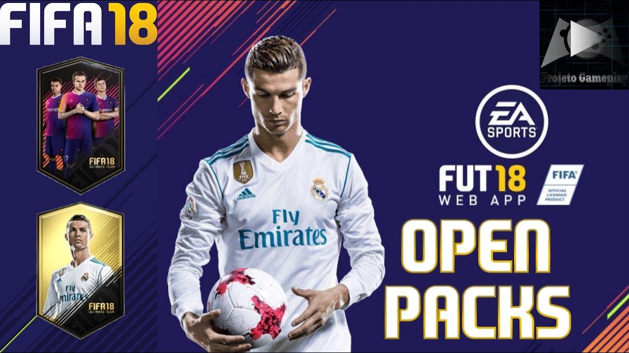 FIFA 18 | FUT | PRIMEIRO OPEN PACKS - GRÁTIS (PT-BR) - YouTube