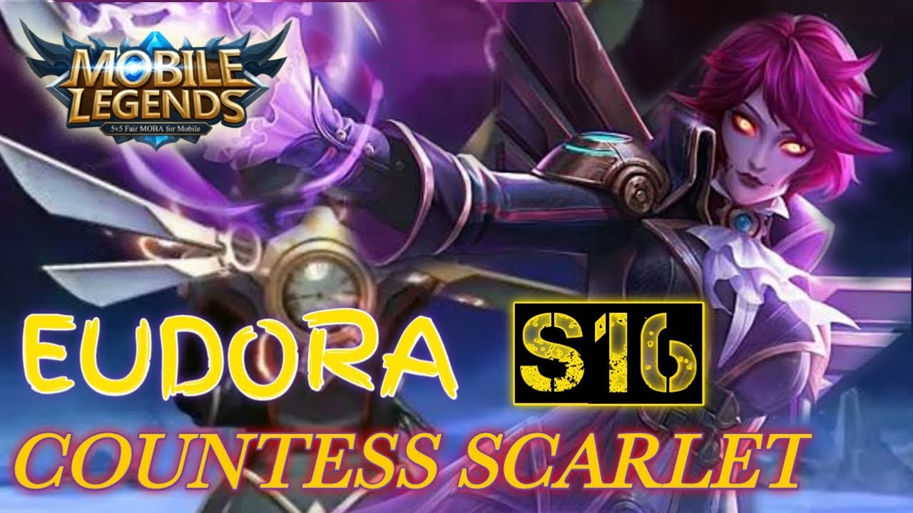 JAJAL SKIN SEASON 16 EUDORA COUNTESS SCARLET - MOBILE LEGEND REVIEW ...