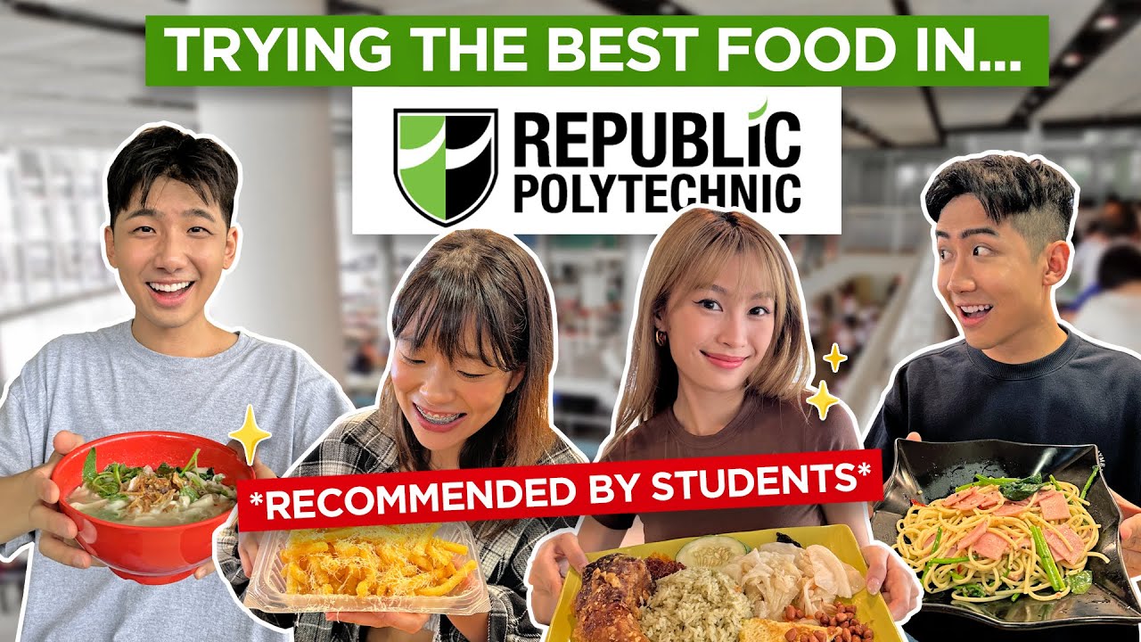 Trying BEST food in Republic Poly! *RECOMMENDED BY STUDENTS* - YouTube