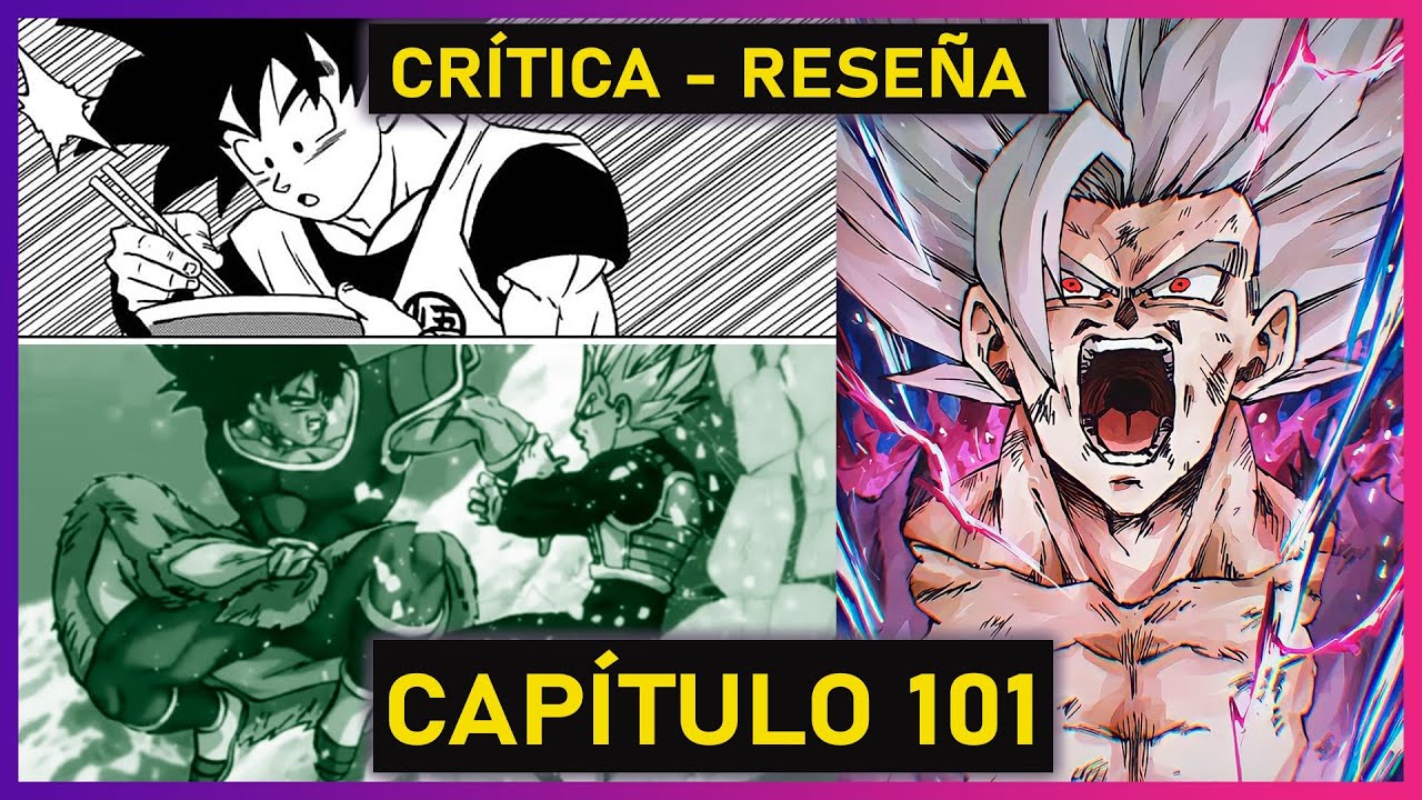 DRAGON BALL SUPER: CAPÍTULO 101 | Manga | Vegeta VS Broly - Gohan modo ...