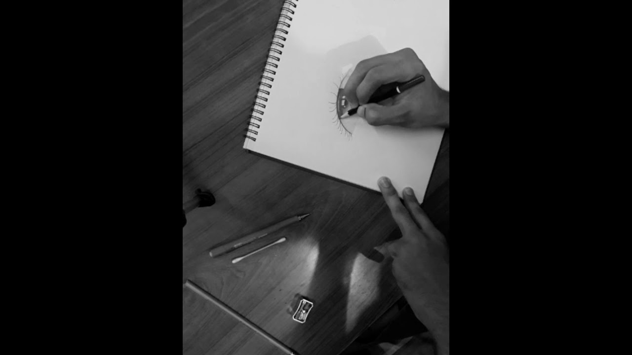 HOW TO DRAW SEMI REALISTIC EYE | TUTORIAL BY ZEESHAN - YouTube
