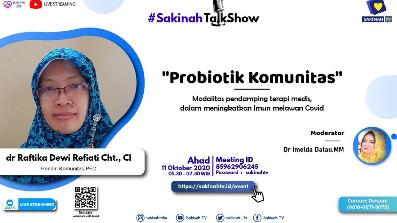 "Probiotik Komunitas", Modalitas Pendamping Terapi Medis - dr Raftika ...