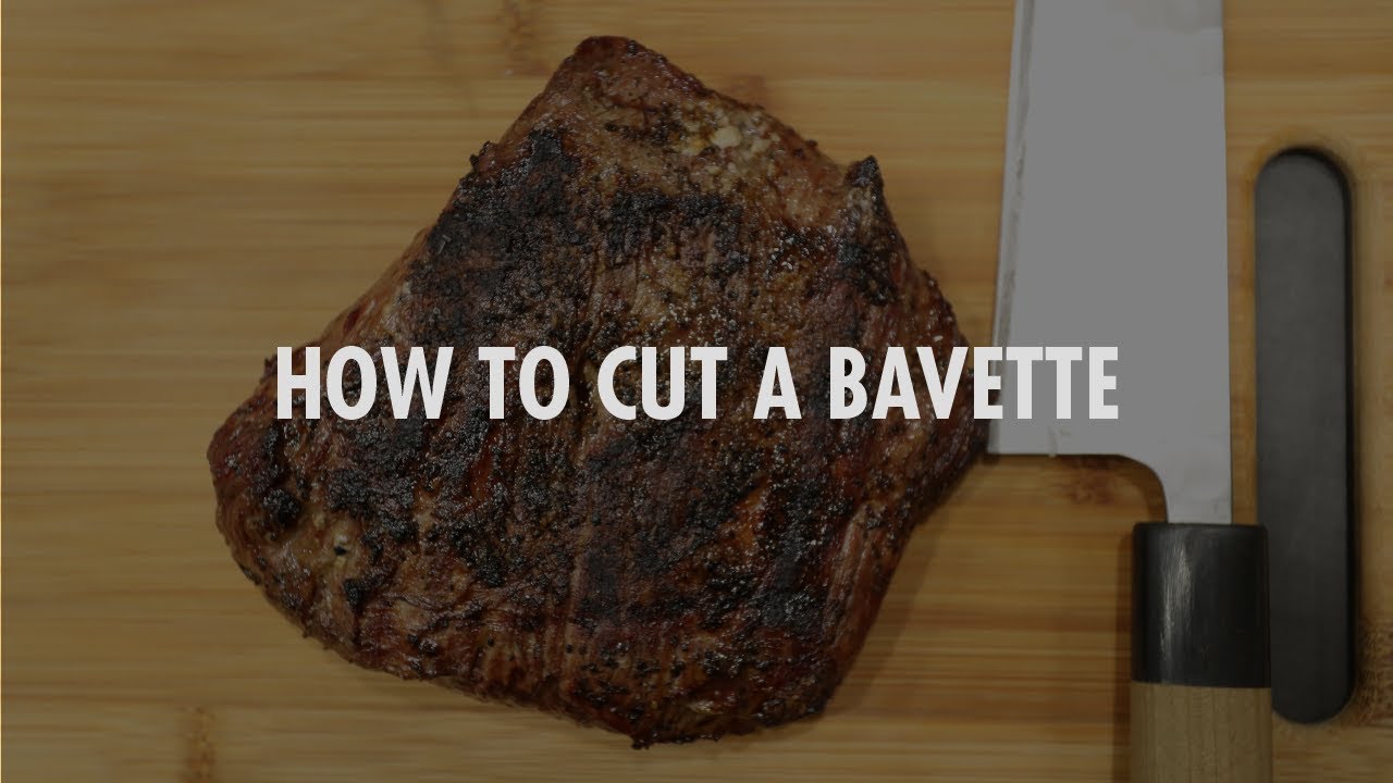 How to Cut a Bavette - YouTube