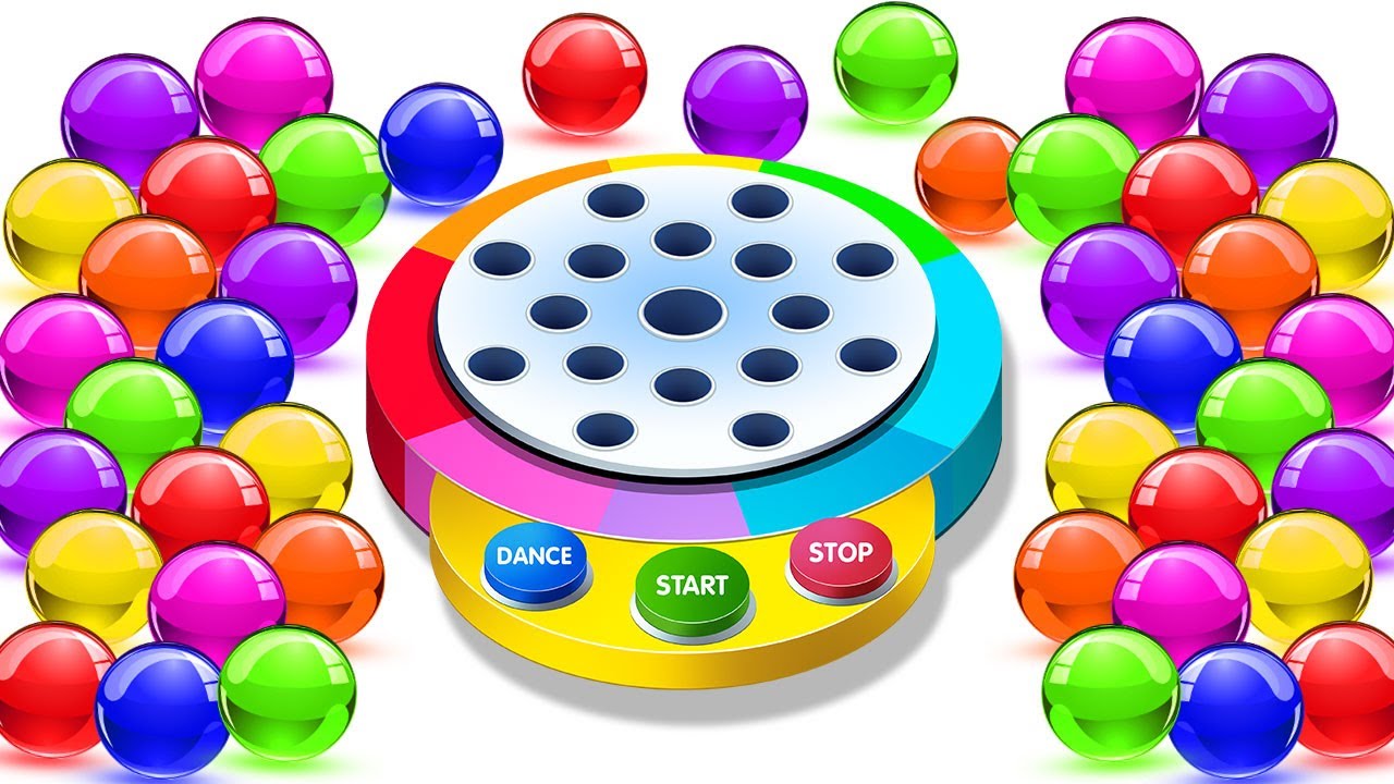 🔵 Fun with Dancing Balls 🟢 | Learn Colors for Kids | Learning Videos ...