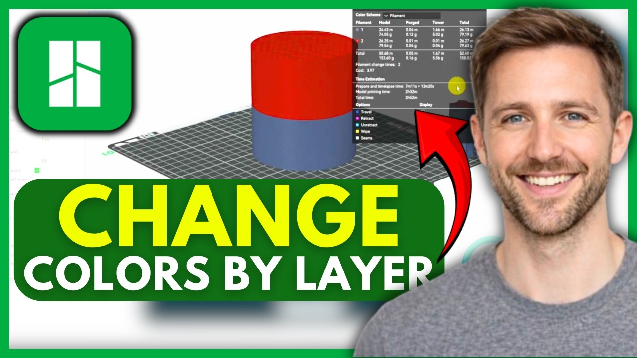 How To CHANGE Colors By Layer In Bambu Studio (EASY) 2026 - YouTube