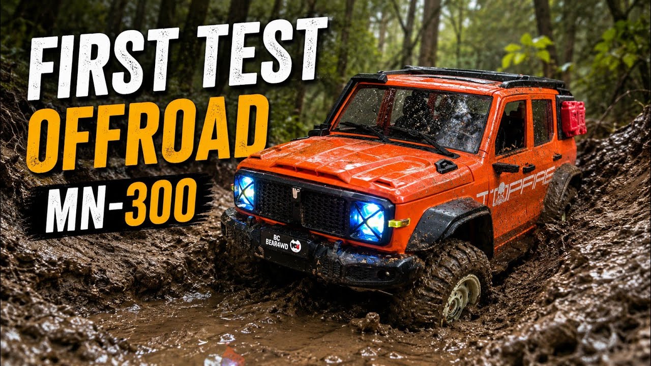 RC1:12 MN-300 GWM TANK 300 FIRST RUN OFFROAD - YouTube