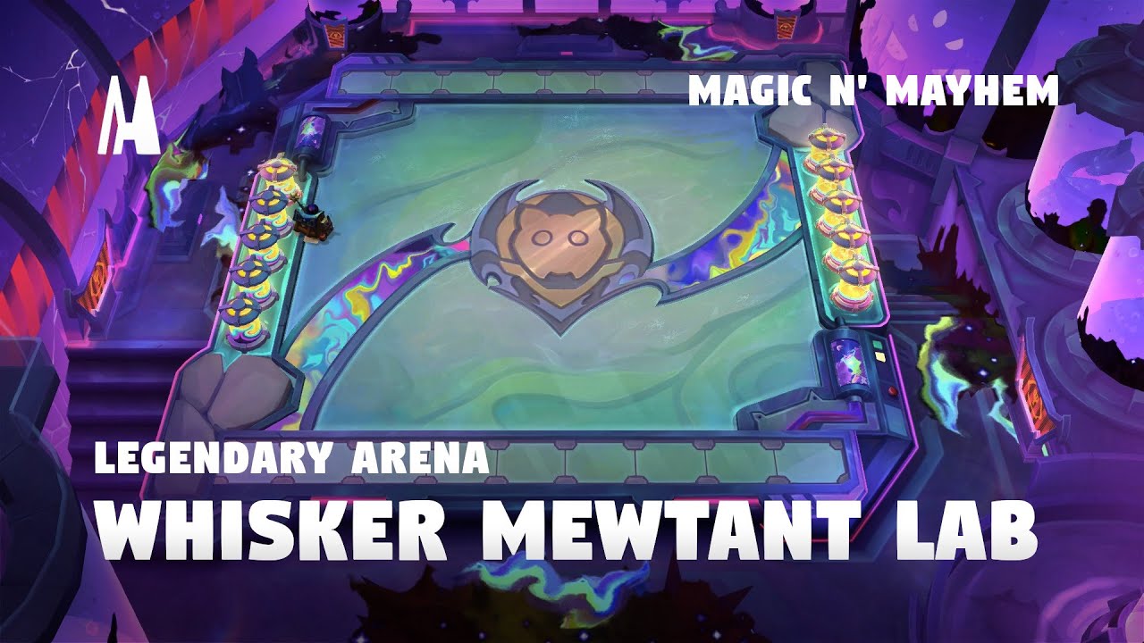 WHISKER'S MEWTANT LAB - LEGENDARY ARENA SKIN | TFT SET 12 - YouTube