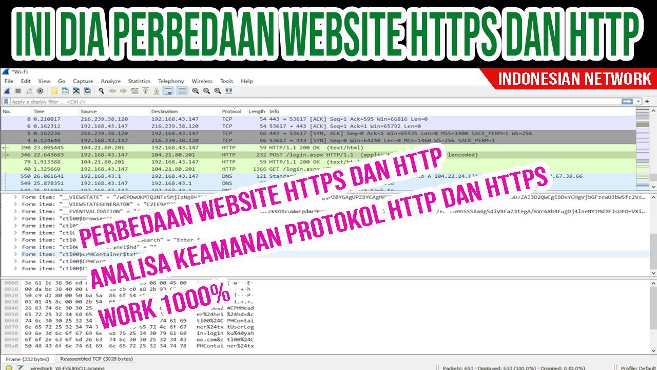 PERBEDAAN WEBSITE HTTPS DAN HTTP | ANALISA KEAMANAN PROTOKOL HTTP DAN ...