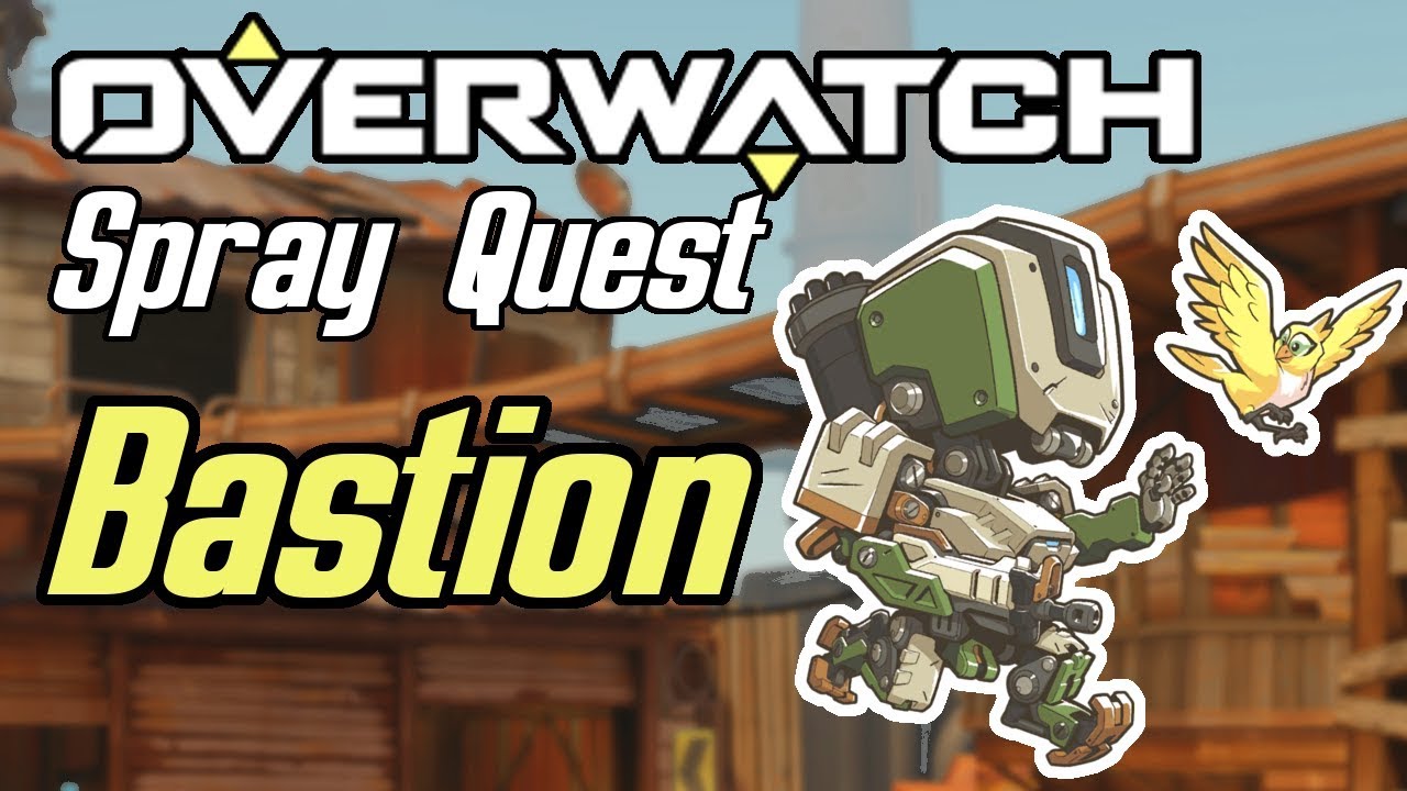 Overwatch Spray Quest - Bastion - YouTube