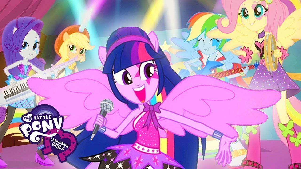 My Little Pony Songs 🎵Rainbow Rocks Music Video | MLP Equestria Girls ...