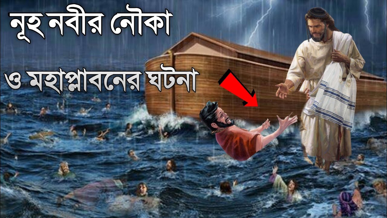 নূহ নবীর নৌকায় মলত্যাগ,নূহ নবীর প্লাবনের ঘটনা । The story of Prophet ...