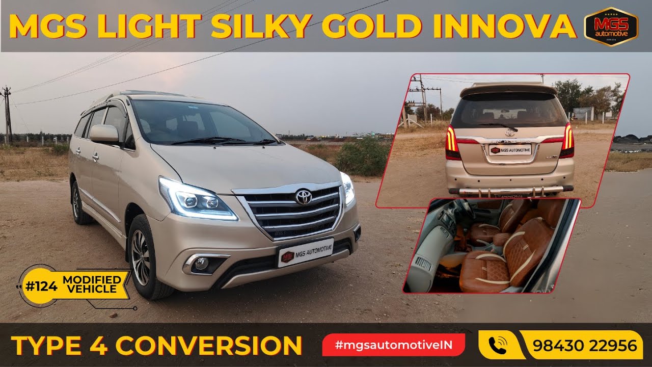 124th MGS Light Silky Gold Innova Type 4 Conversion @mgsautomotivein ...