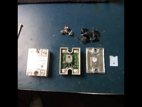 25A Solid State Relay. (SSR modification 30amp to 50amp ) - YouTube