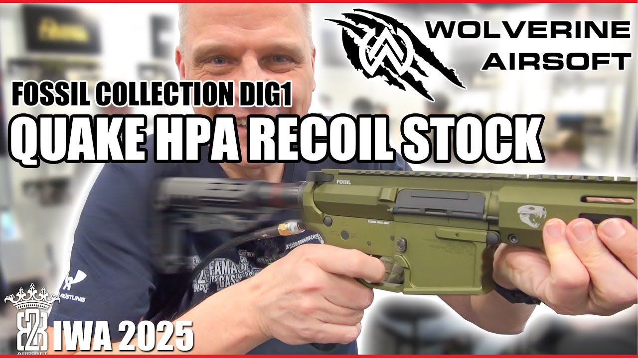 WOLVERINE Fossil Collection Dig 1 - HPA Quake Recoil Stock - IWA 2025 ...