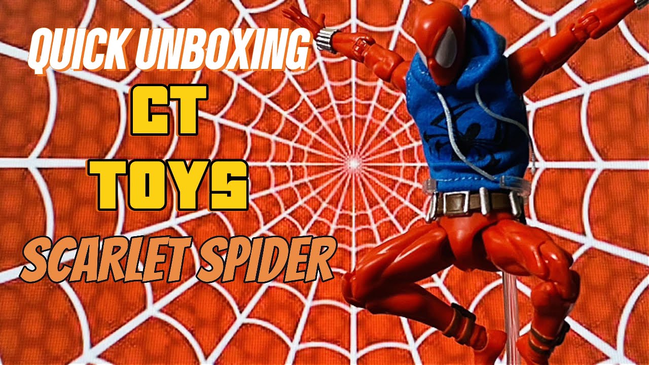 QUICK UNBOXING: CT Toys Scarlet Spider Comic Version Action Figure ...