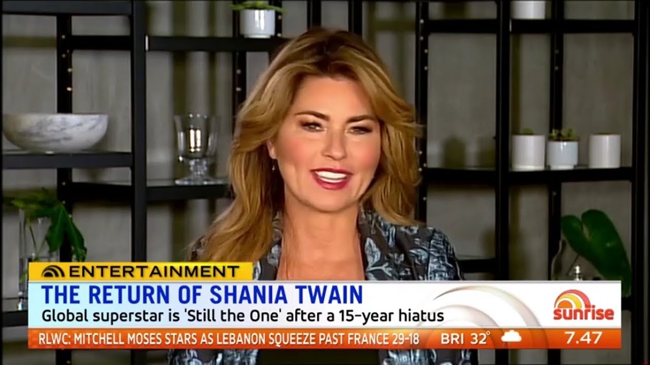 Shania Twain - Sunrise Interview (Australia) - Oct 29, 2017 - YouTube