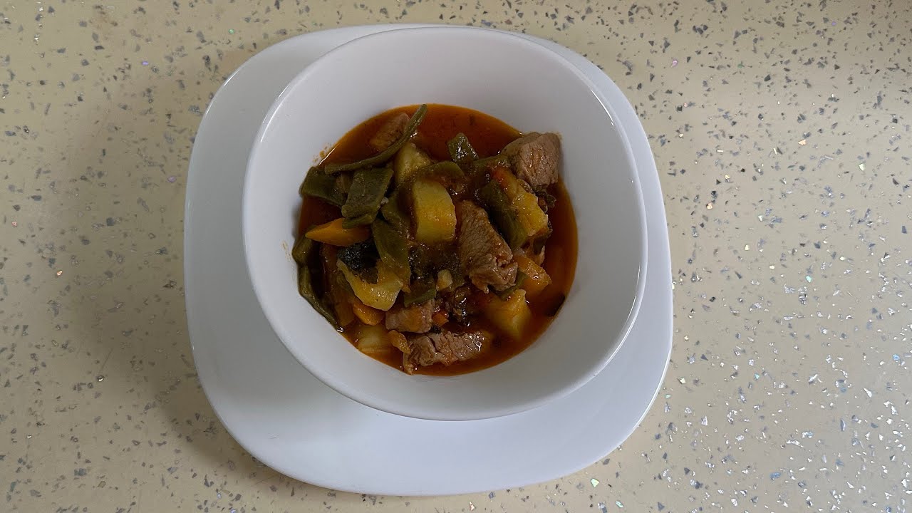 Beans with meat and potato / Barbunja me mish dhe patate #beans #meat # ...