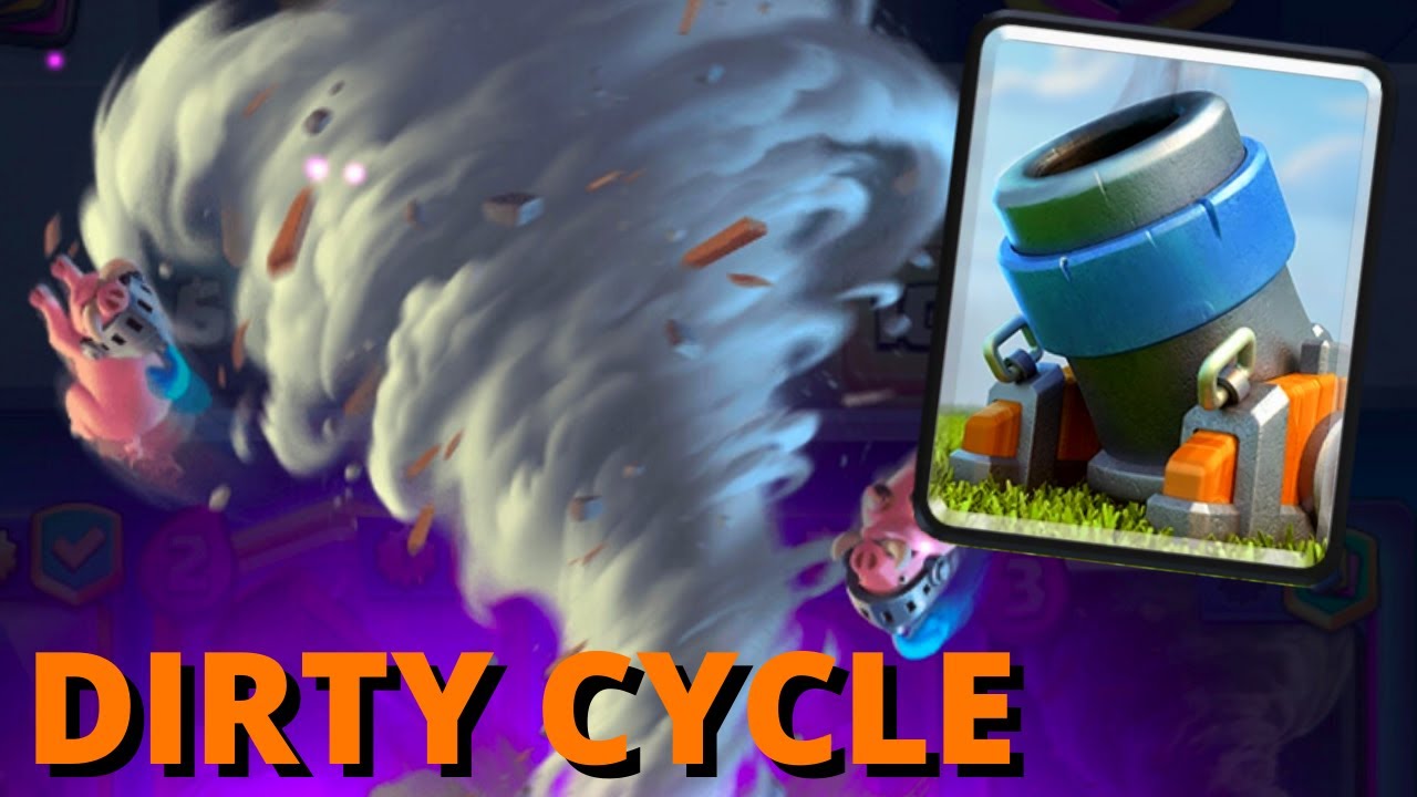 MORTAR CYCLE - Best 2.6 Tornado Mortar Cycle Deck - CLASH ROYALE - YouTube