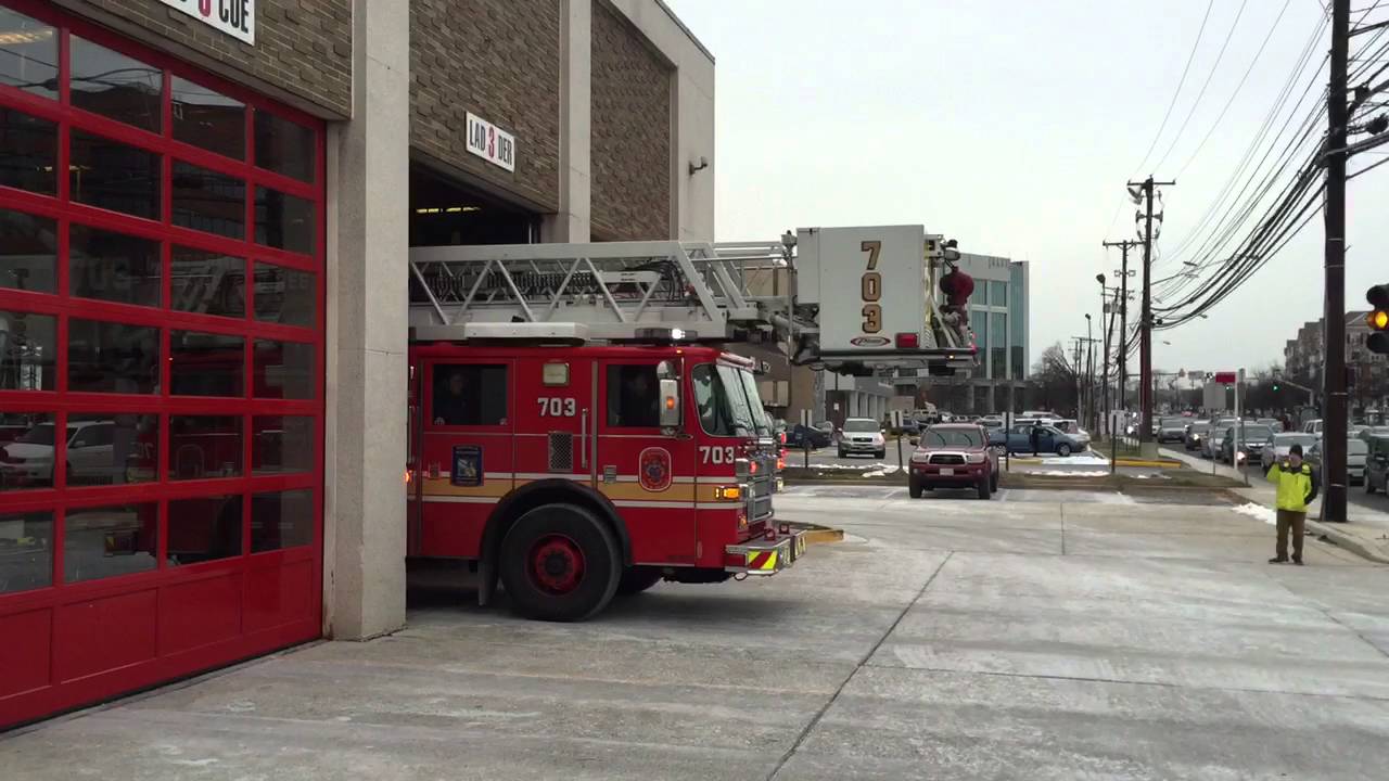 2007 MCFRS Tower 703 Responding - YouTube